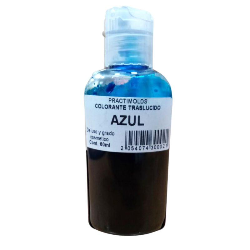 Colorante para jabón Traslucido Azul 60ml – Practimolds