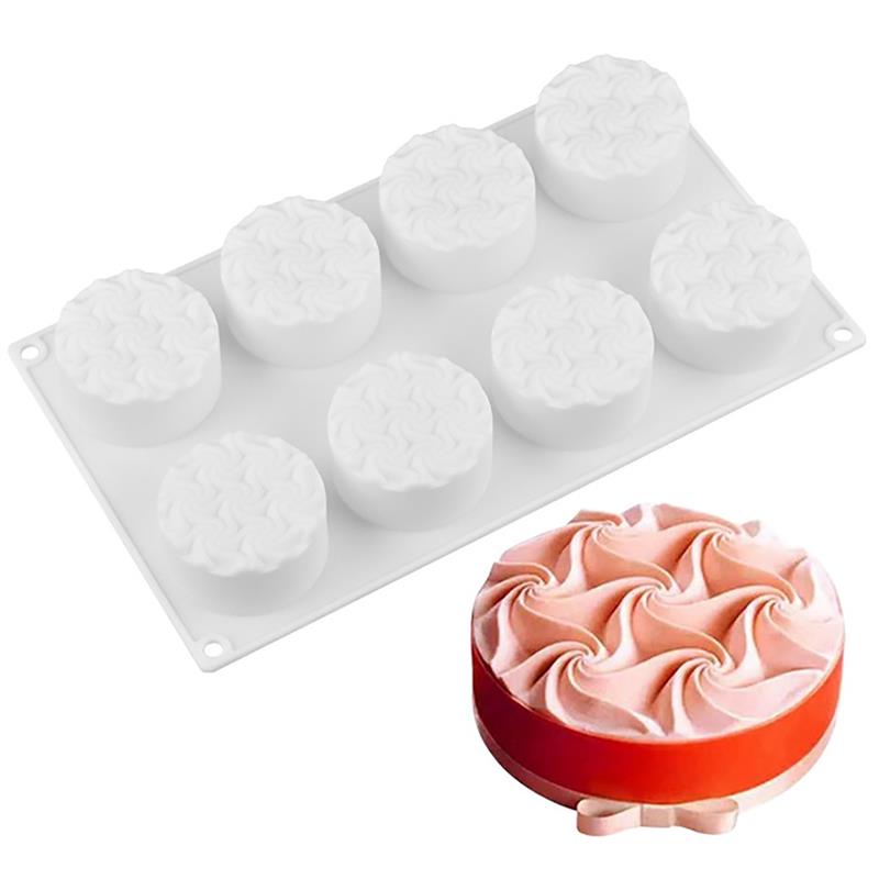 Molde Form Circulo Olas 8 Cavidades – Practimolds