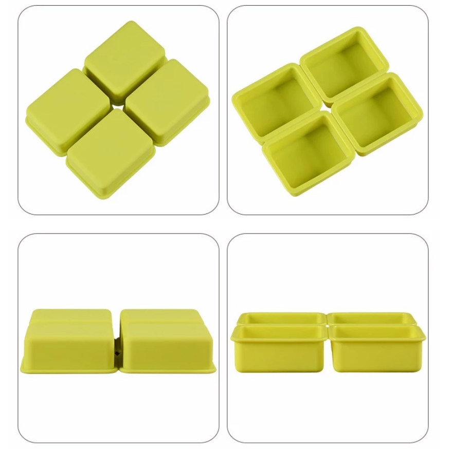 Molde Formas Rectangulo 4 Cavidades – Practimolds