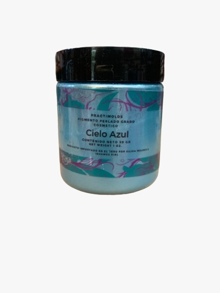 Pigmento Perlado Cielo Azul 30grms. – Practimolds