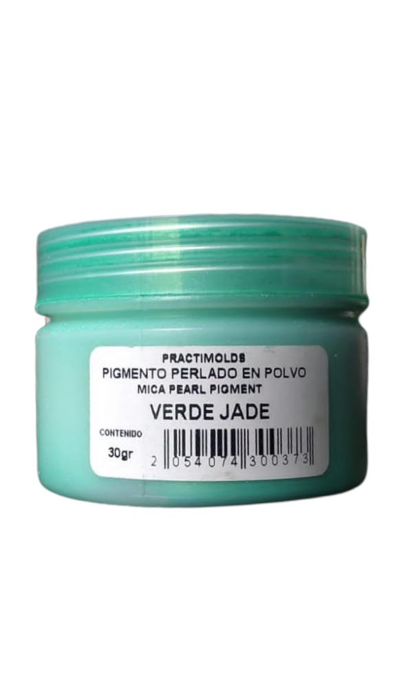 Pigmento Perlado en Polvo Verde Jade 30Gr – Practimolds